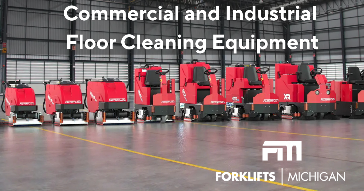 Sweeper/Scrubber Sales, Service, Rental and Parts - Forklifts of Michigan